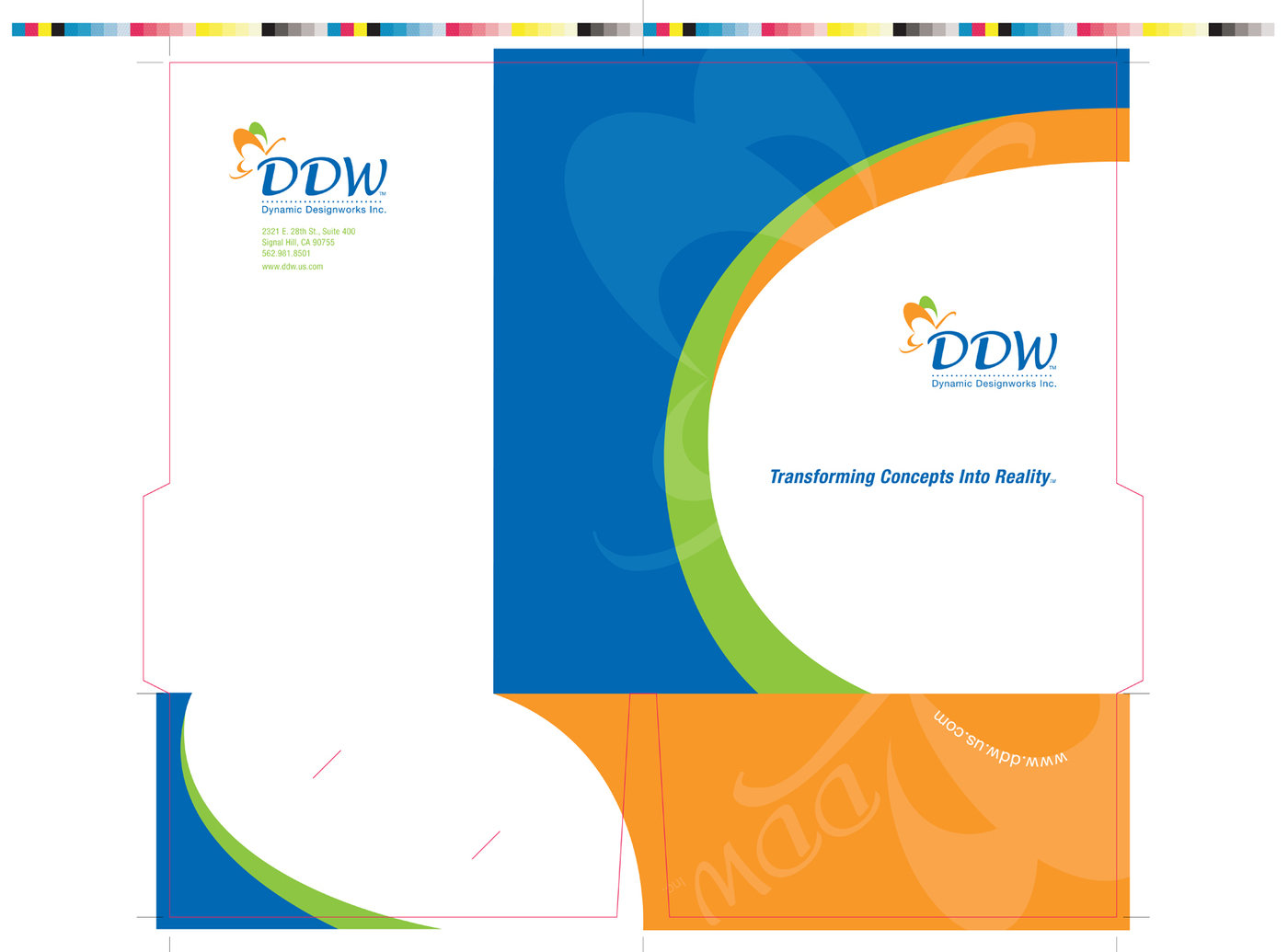 Press Kit Folder by Antoinette Bing Zaté at Coroflot.com