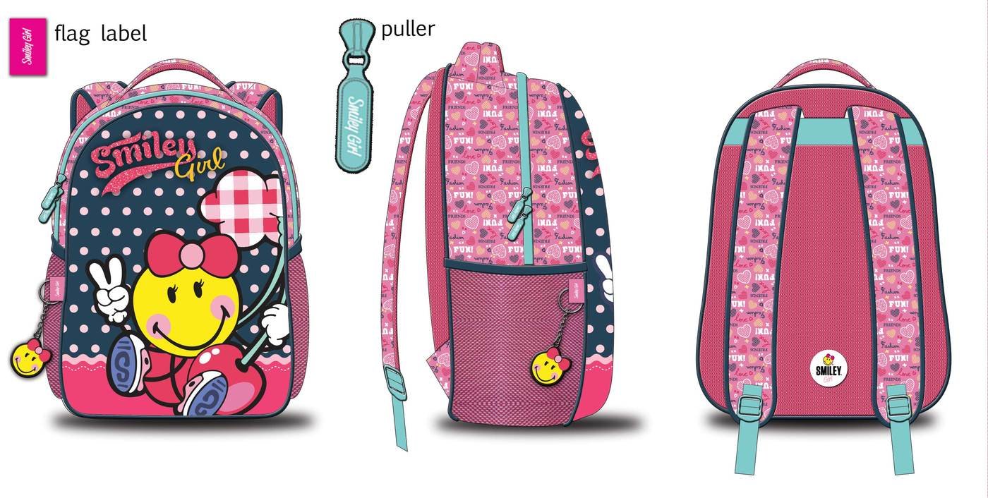 BAGS & BACKPACKS DESIGN SMILEY WORLD by Bruna Tasato at Coroflot.com