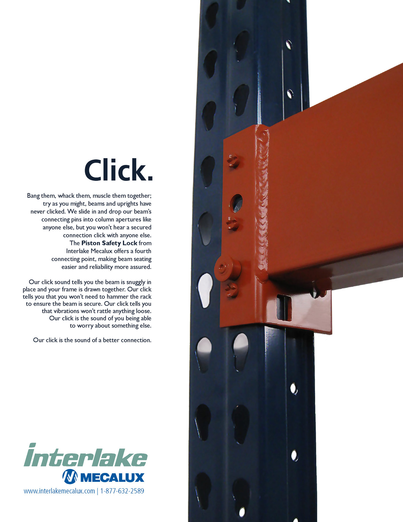 Interlake Mecalux - Piston Lock campaign by Adam Shafer at Coroflot.com