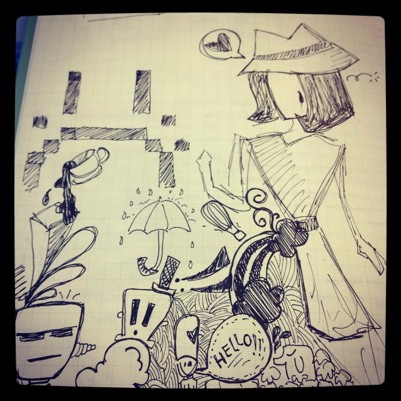 MY . Doodles/ Sketches by Michelle Yap at Coroflot.com