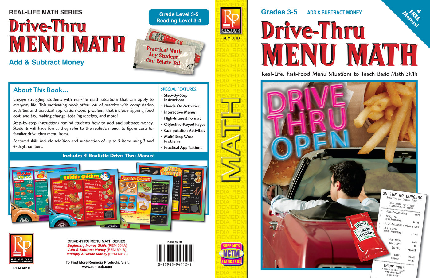 Drive-Thru Menu Math by Christina Reville at Coroflot.com