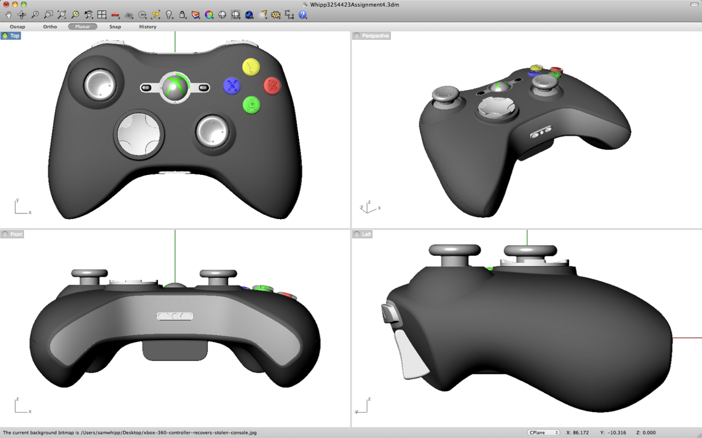 Xbox 360 by Sam Whipp at Coroflot.com