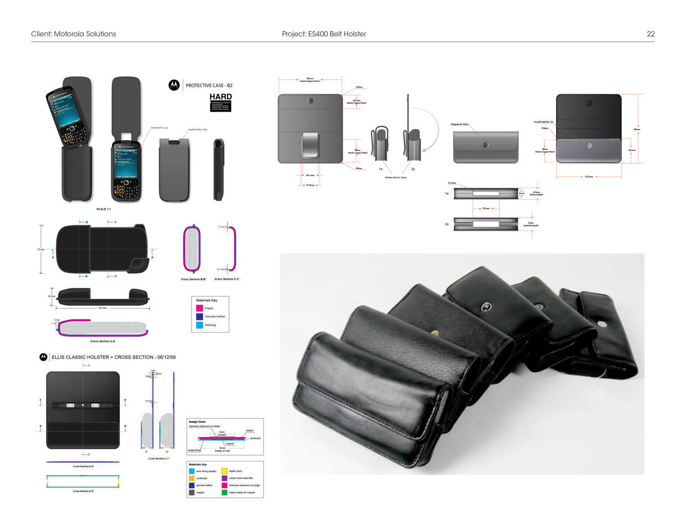 ES400 Soft Holster by Eric Zhu at Coroflot.com