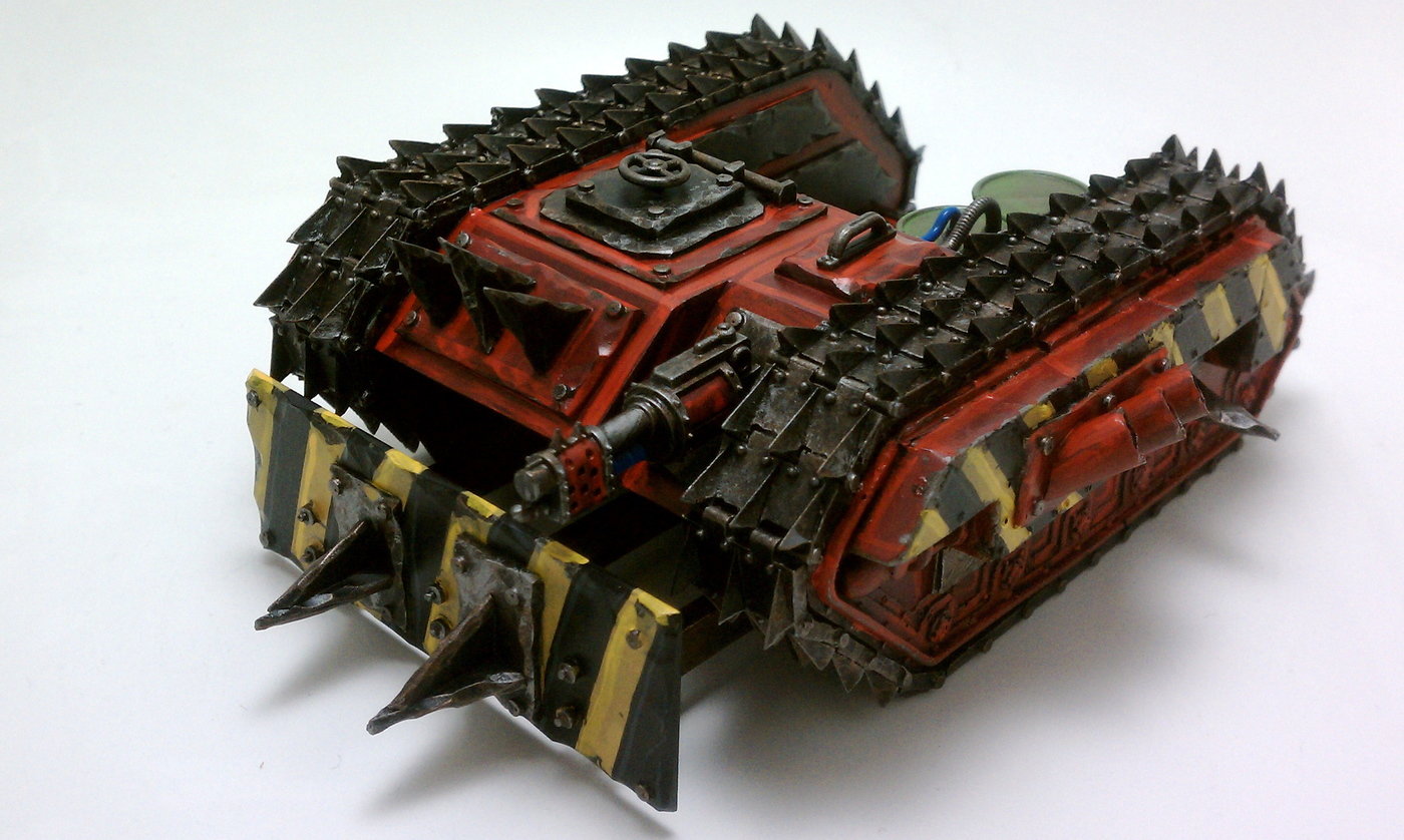 28mm Post-Apocalyptic Tank by Patrick Fleckenstein at Coroflot.com