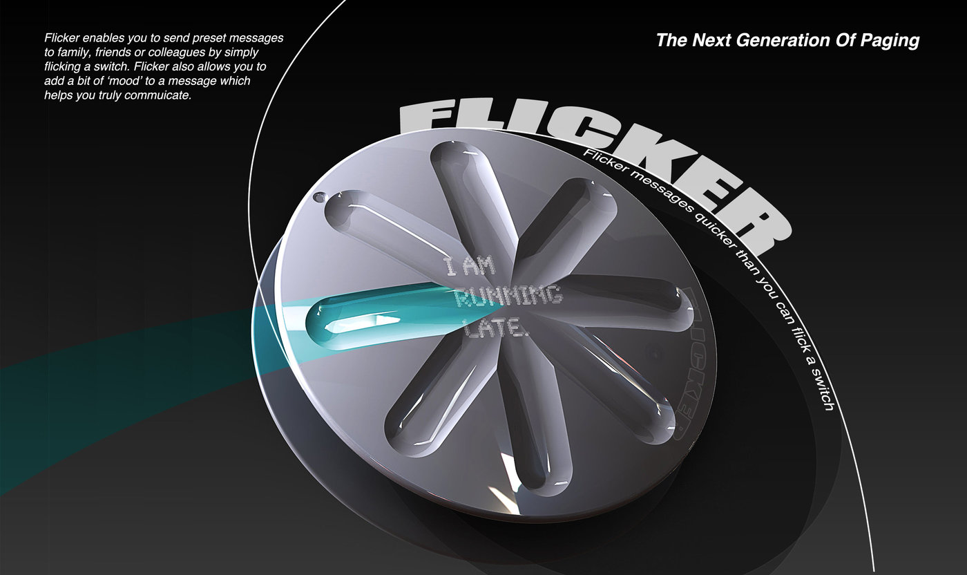 Flicker Next Generation Paging by Daniel Humphreys at Coroflot.com
