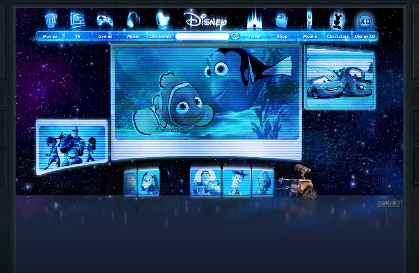 Wall-E Custom Animation for Disney.com by David Gonzalez at Coroflot.com