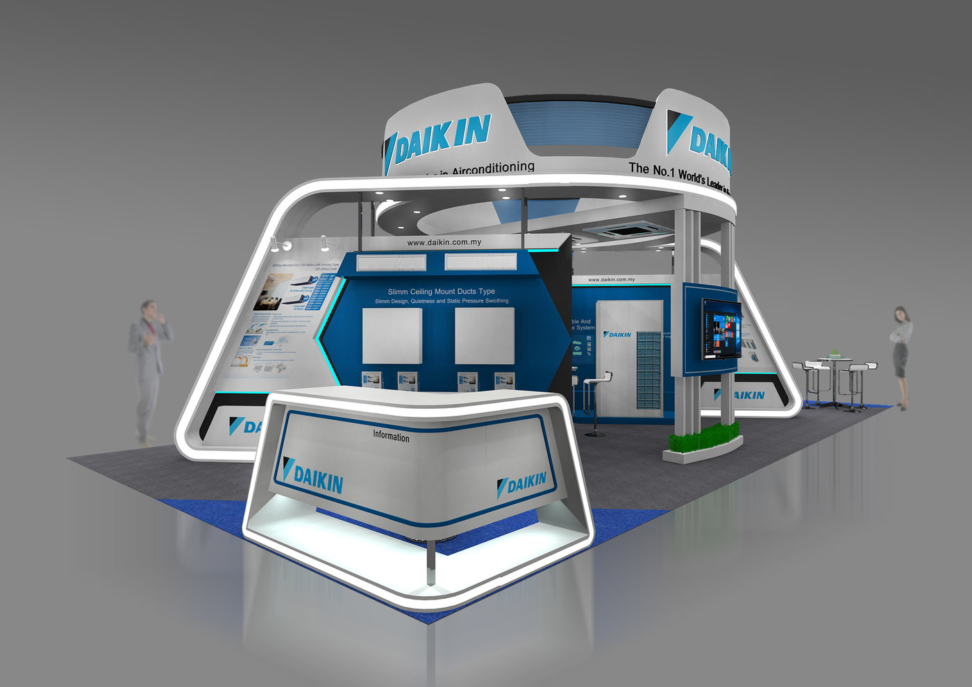 Daikin M&E with high-tech theme by Firdaus Nawawi at Coroflot.com