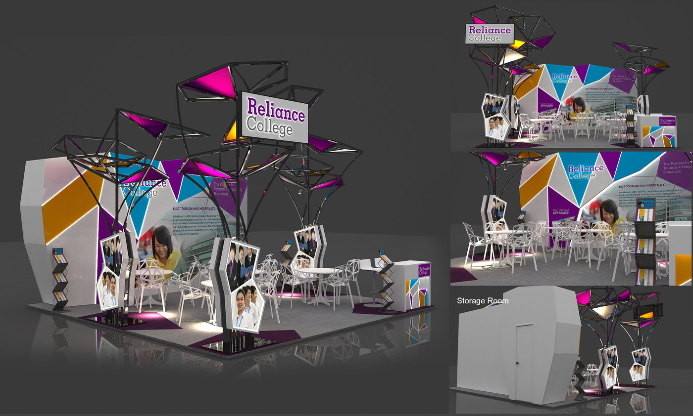 RELIANCE COLLEGE BOOTH EXHIBITION by Firdaus Nawawi at Coroflot.com