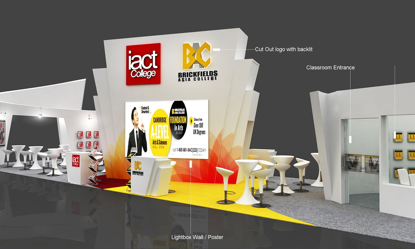 BAC Design Booth for Education Fair by Firdaus Nawawi at Coroflot.com