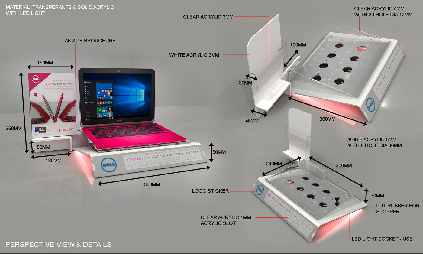 Dell product display showcase _Laptop Stand by Firdaus Nawawi at ...