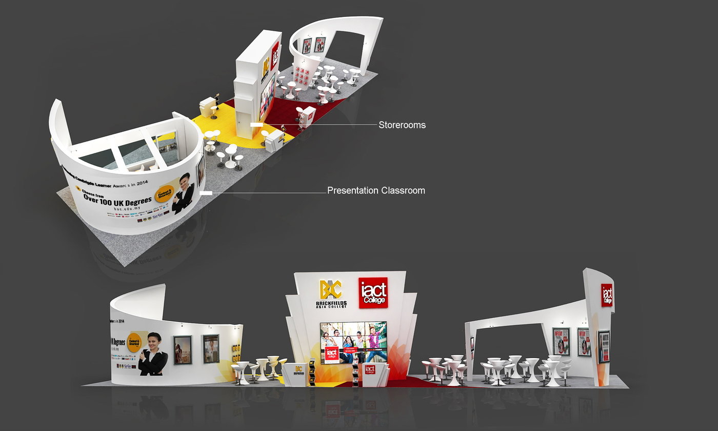 BAC Design Booth for Education Fair by Firdaus Nawawi at Coroflot.com