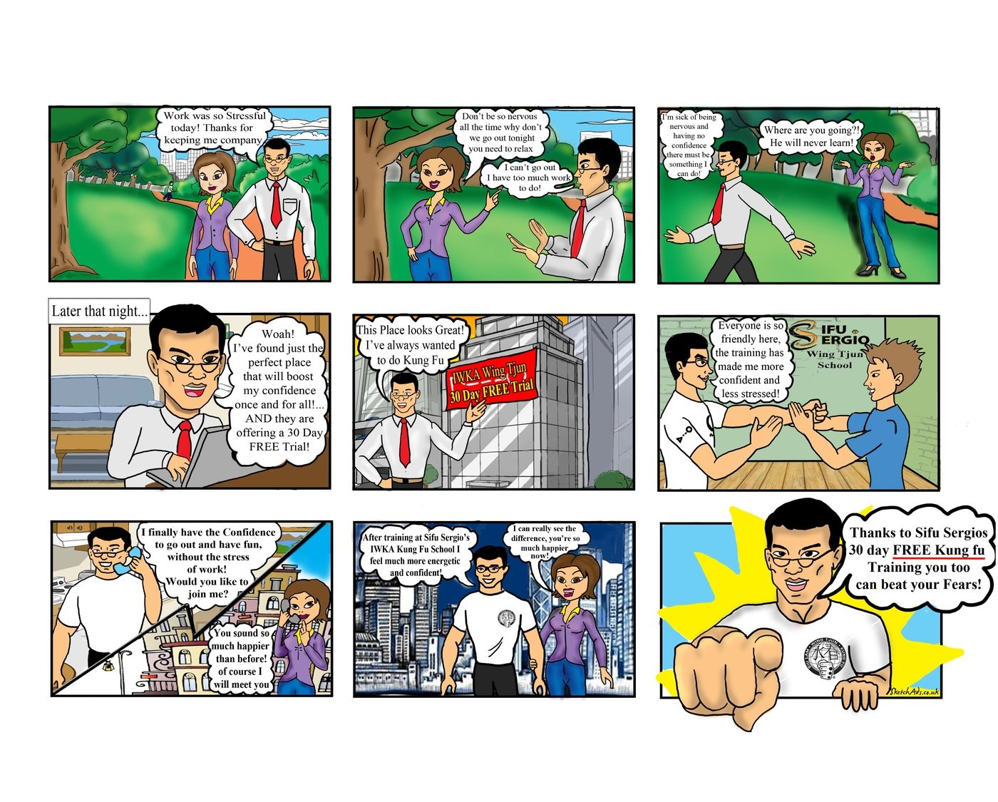 Hong Kong Magazine Cartoon Strip by Raff Parente at Coroflot.com