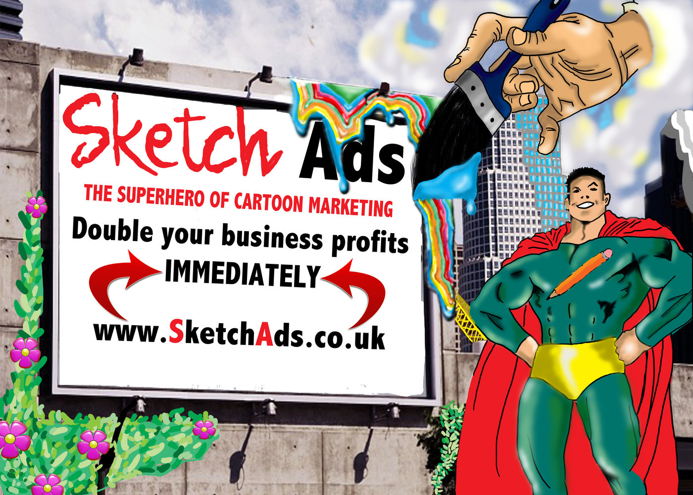 Sketch Ads Flyer by Raff Parente at Coroflot.com