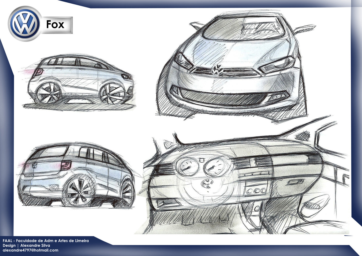 Study VW Fox by Alexandre Felipe Ribeiro da Silva at Coroflot.com