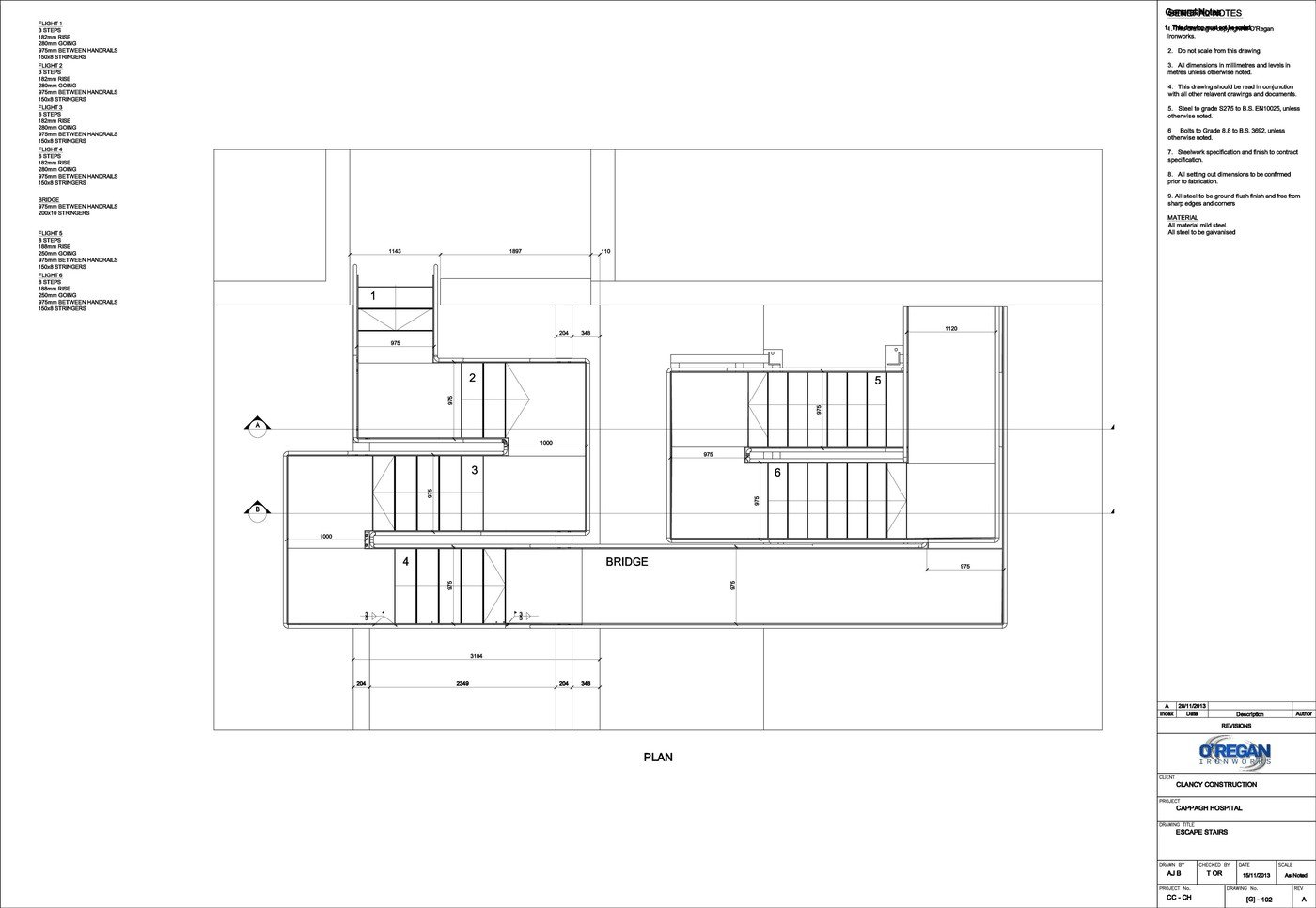 Escape Stairs - Cappagh Hospital by A.J. Browne at Coroflot.com