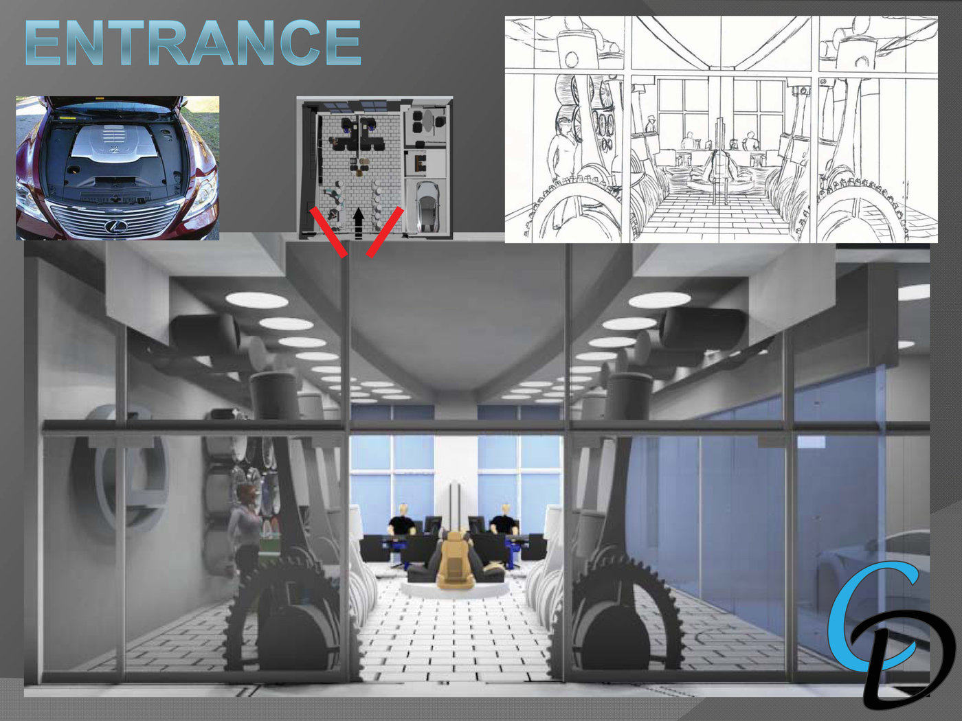 Lexus Showroom by Tony Conetta at Coroflot.com