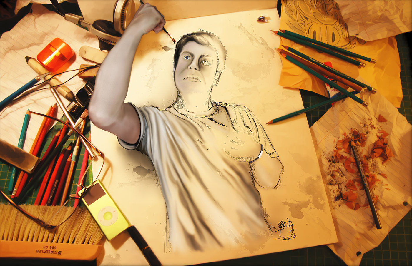 Illustration work by Rik Bishop at Coroflot.com