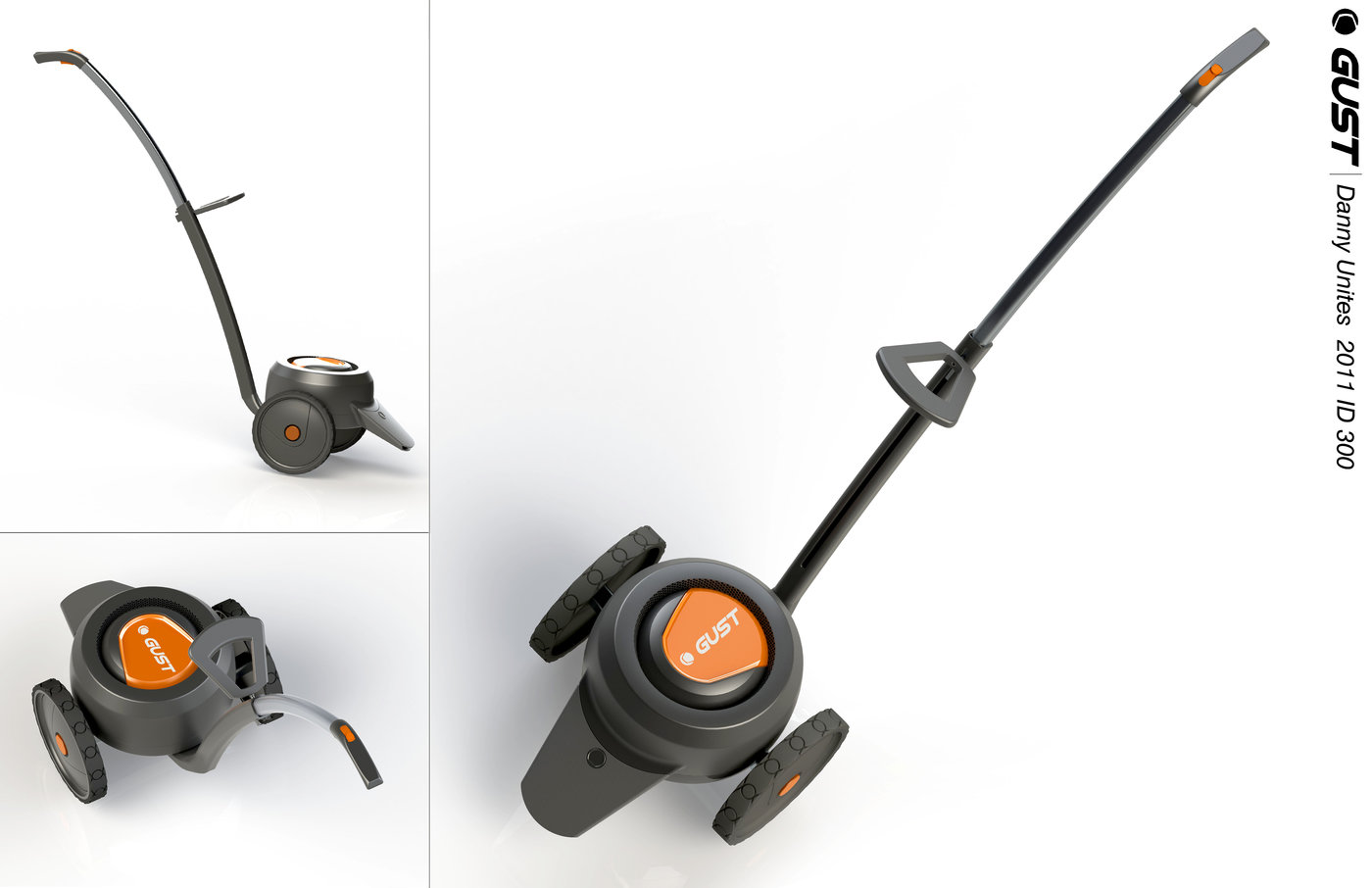 Gust: Wheeled Leaf Blower Concept by Danny Unites at Coroflot.com