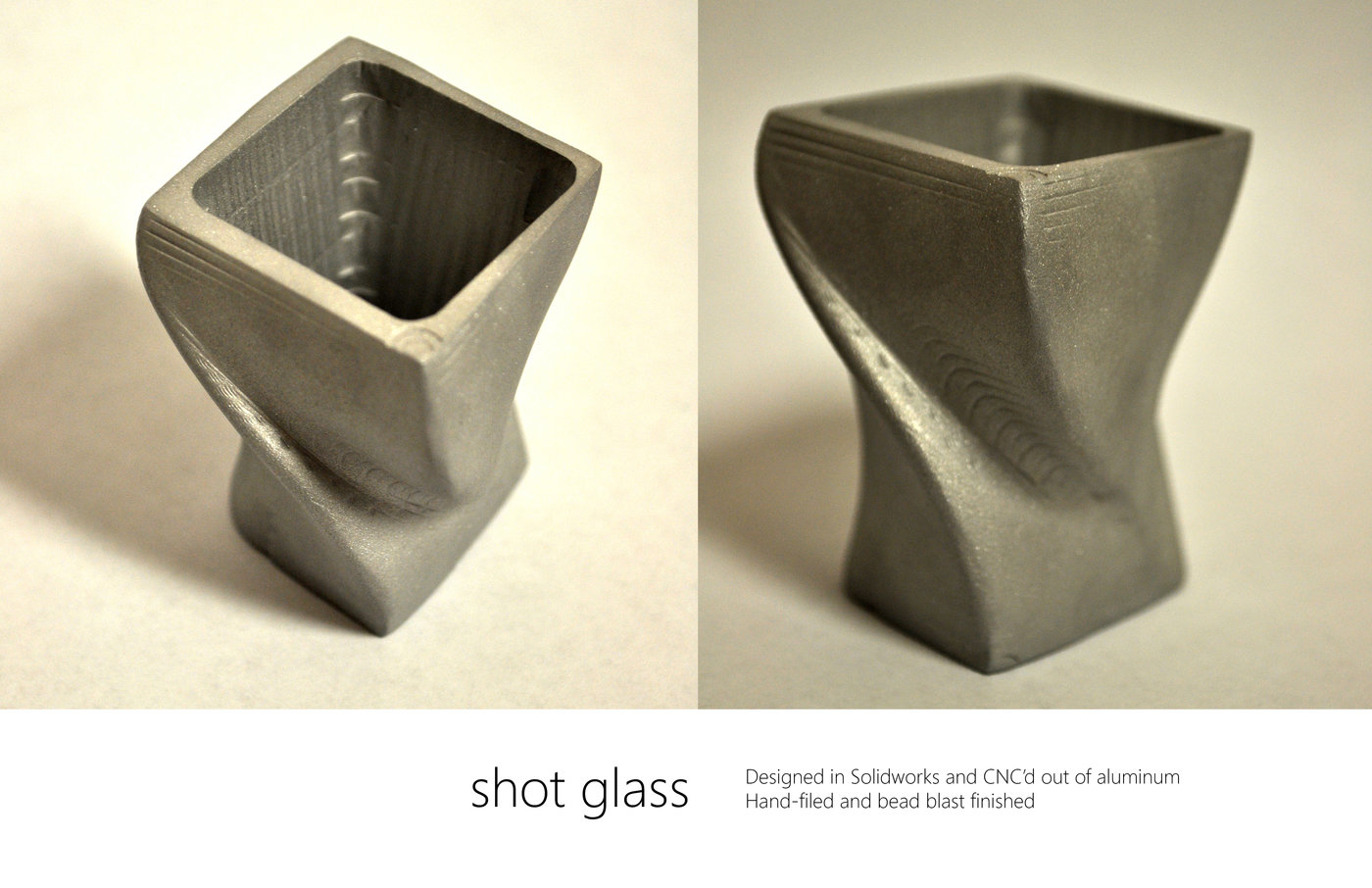 CNC'd Shot Glass by Dana Skelton at Coroflot.com