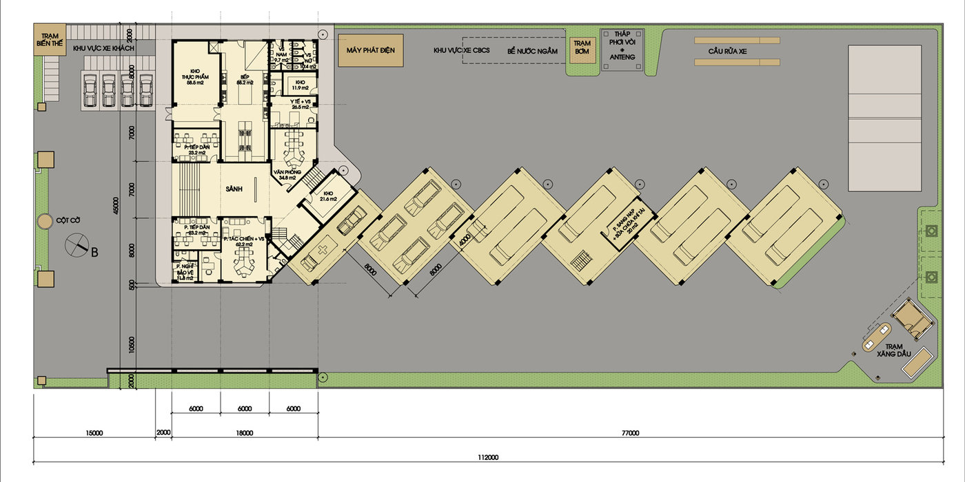 concept design - Dist. 12 Fire Station by Vinh Nhi Ly at Coroflot.com