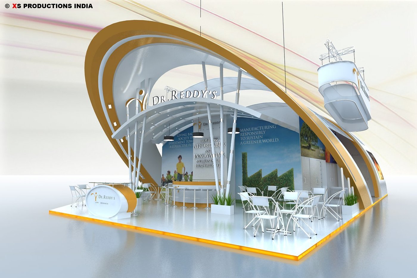 dr reddy's booth for CPHI 2011 by Rajan Priyadarshi at Coroflot.com