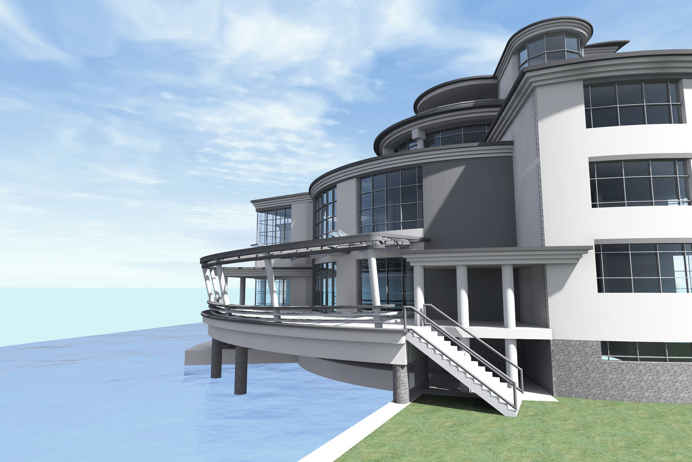 Project of completion of a private house, Konche Zaspa by Anton Yehorov at Coroflot.com