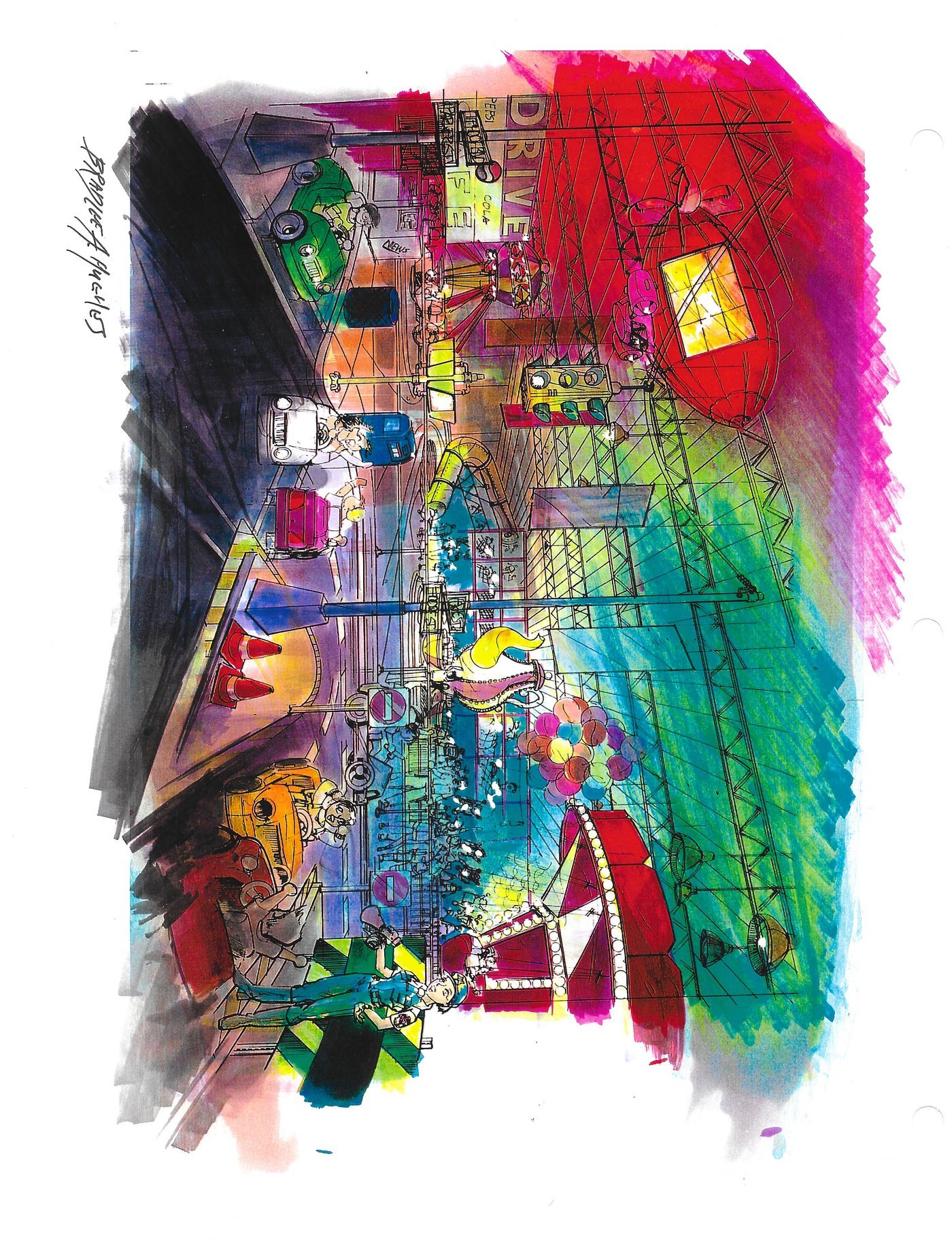 Factory Fun House Themed Mall by Bradlee Hughes at Coroflot.com