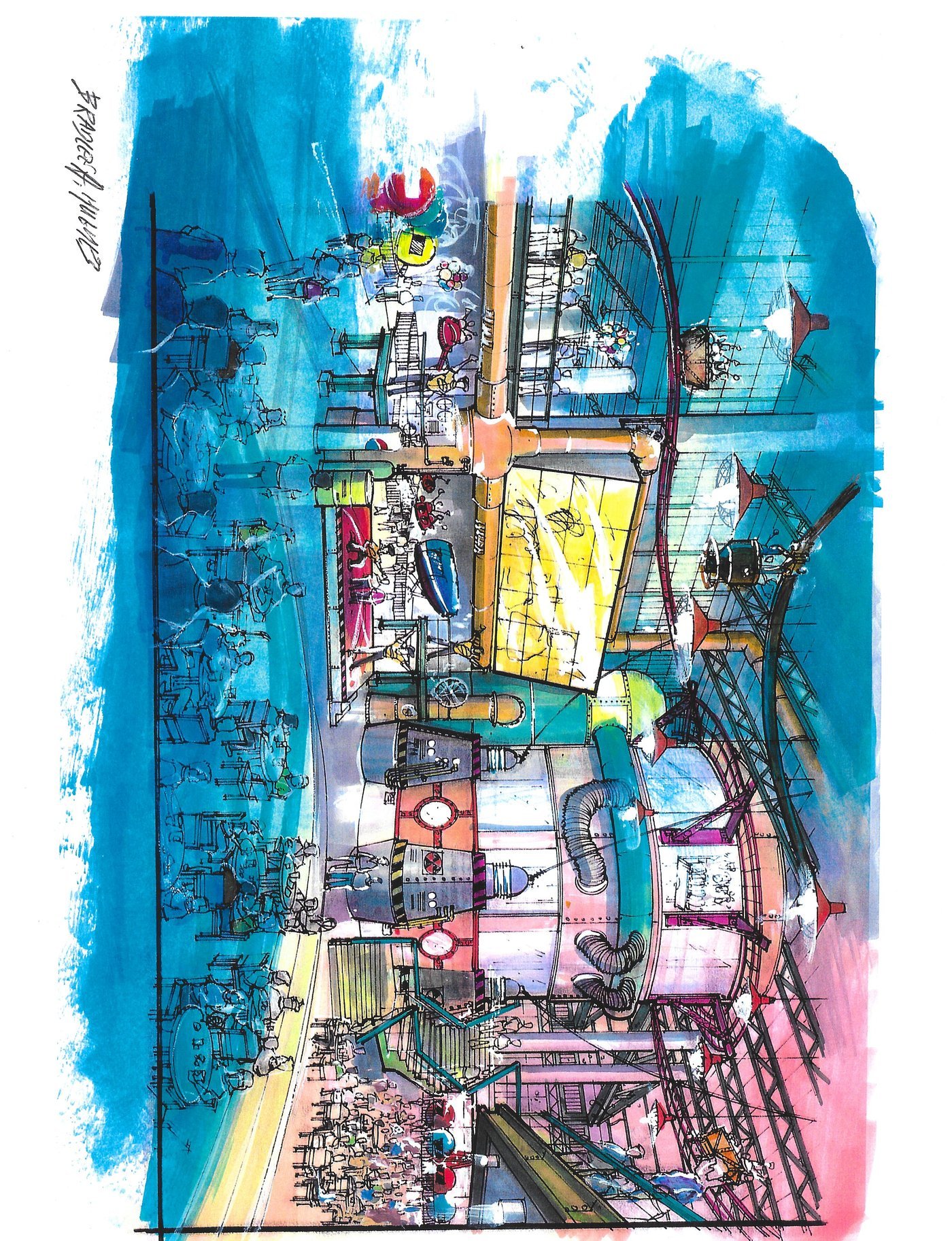 Factory Fun House Themed Mall by Bradlee Hughes at Coroflot.com