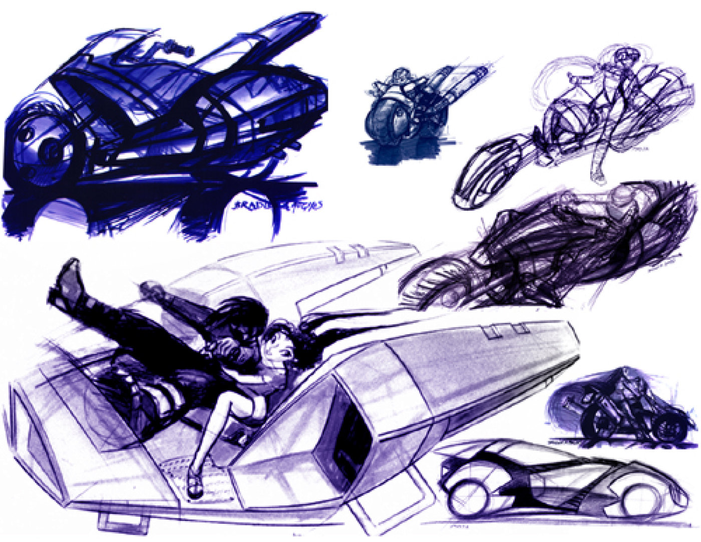 TRANSPORTATION DESIGN SKETCHES: I by Bradlee Hughes at Coroflot.com