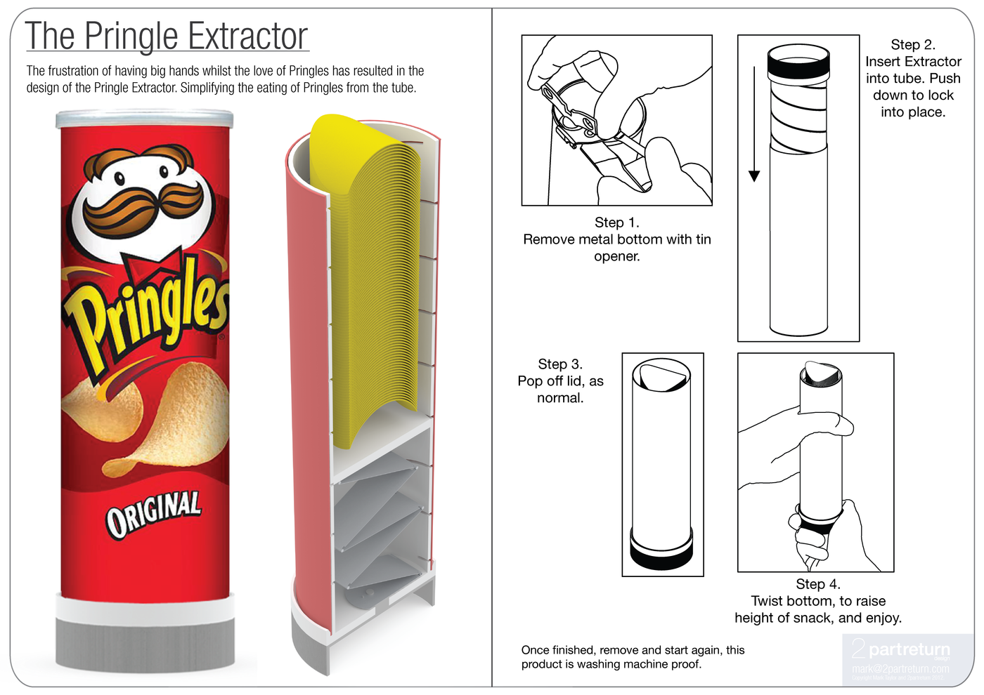 The Pringle Extractor By Mark Taylor At Coroflot