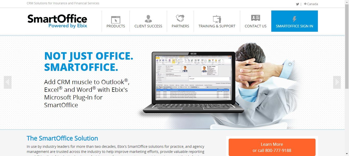 smart office ebix top header by Rakhi Rana at Coroflot.com
