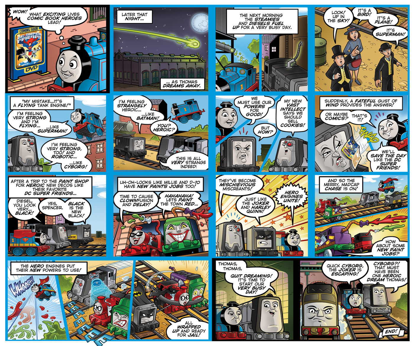 Thomas & Friends/DC Comics Minis Packaging by Tom McWeeney at Coroflot.com