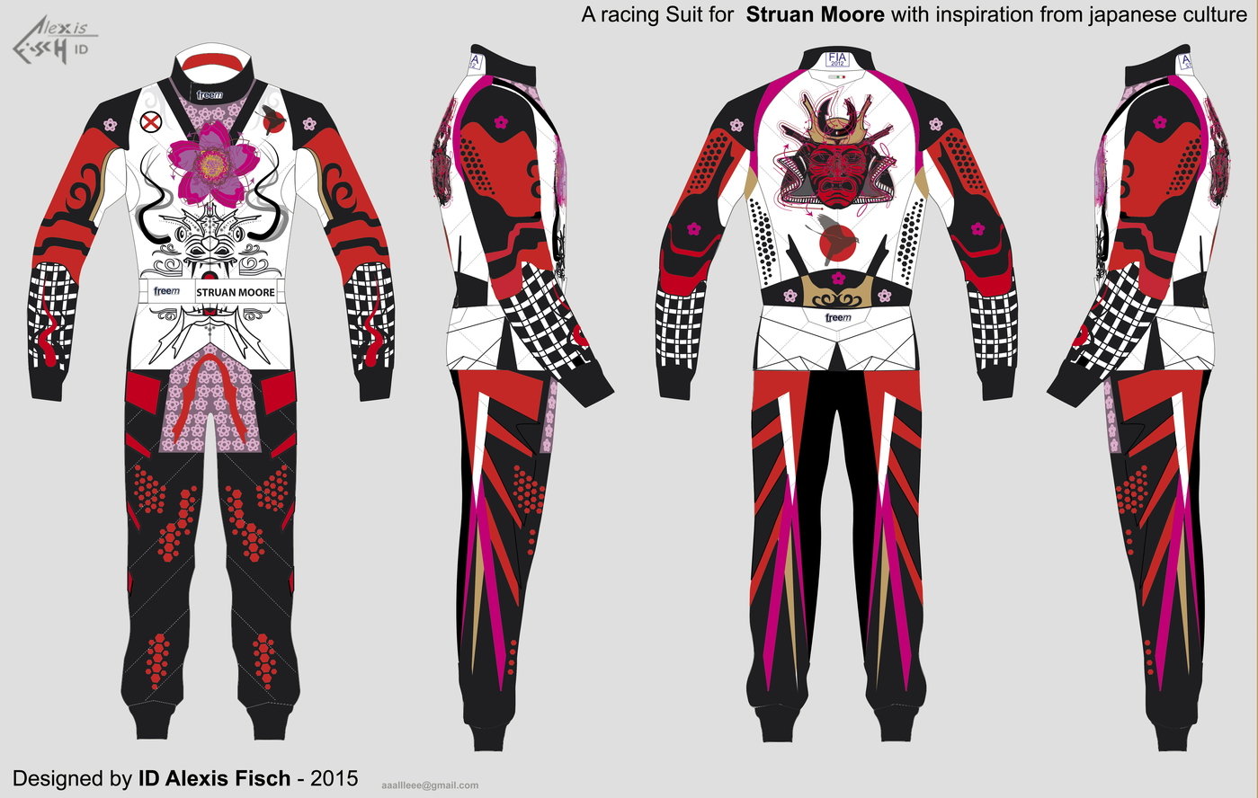 A racing Suit Formula 3 by Alexis Fisch at Coroflot.com