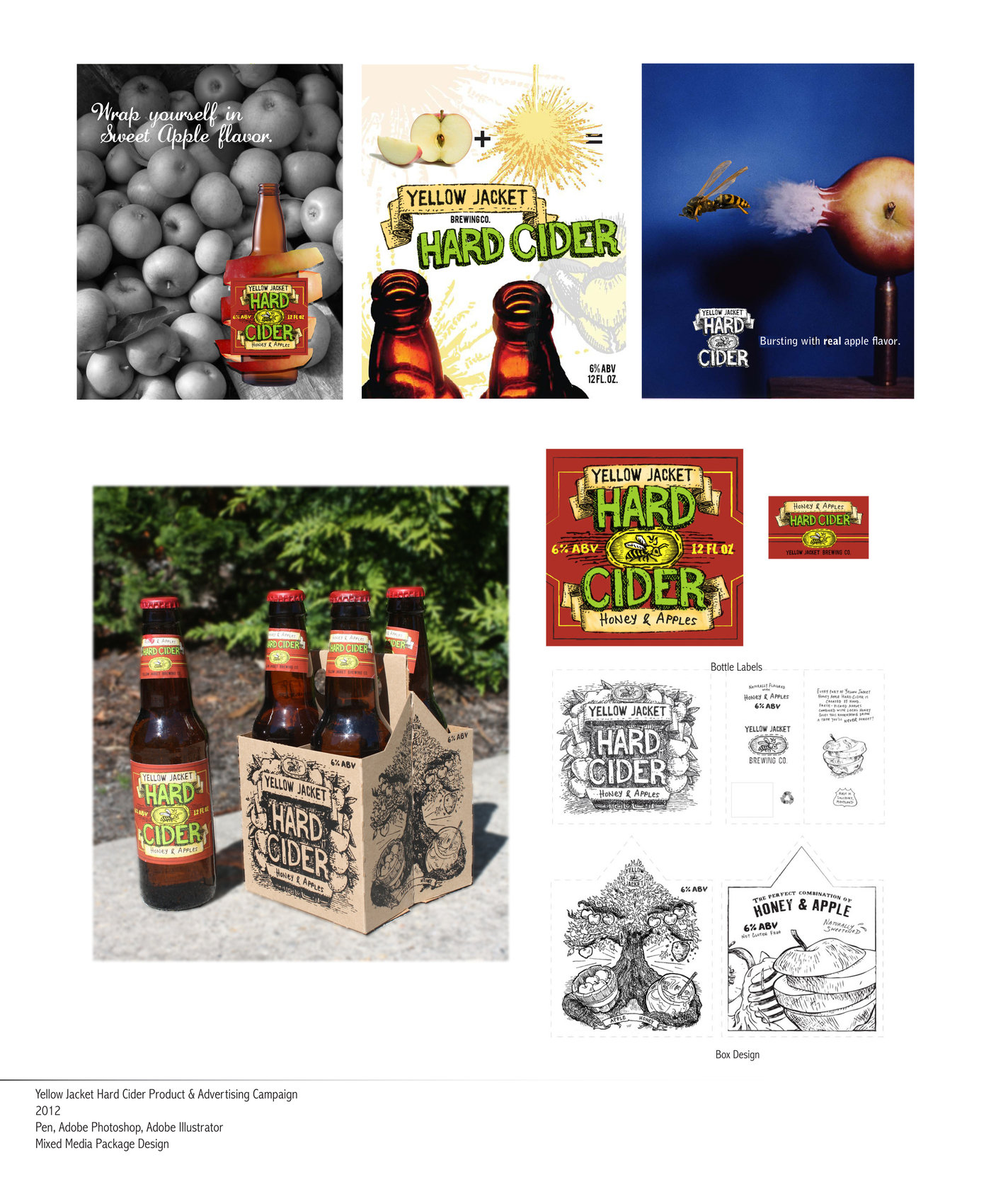 Hard Cider Package and Advertisement Design by Brandon Hildreth at ...