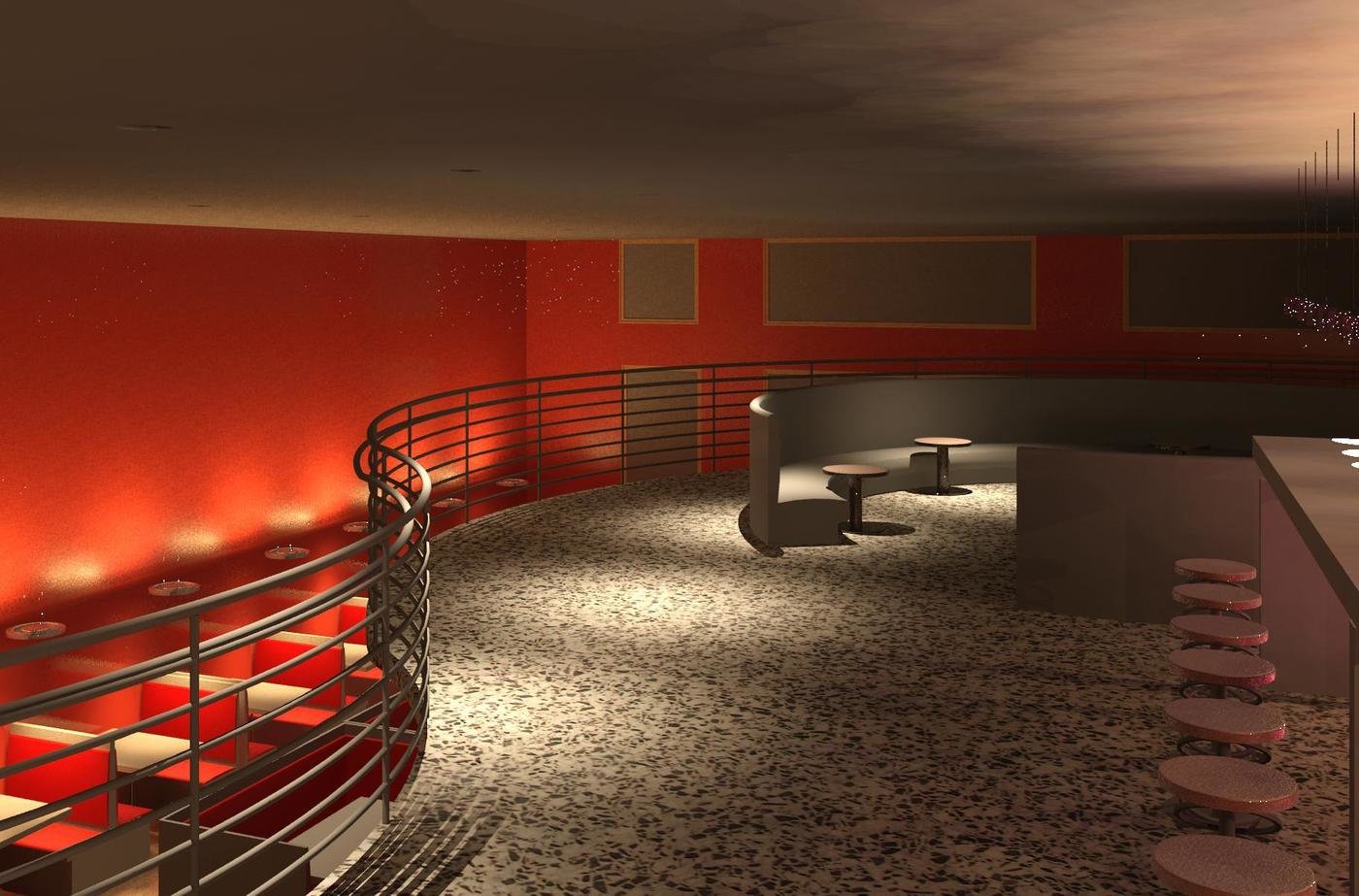 Night Club Design "FIRE" - Revit by Kristin Espinosa at Coroflot.com
