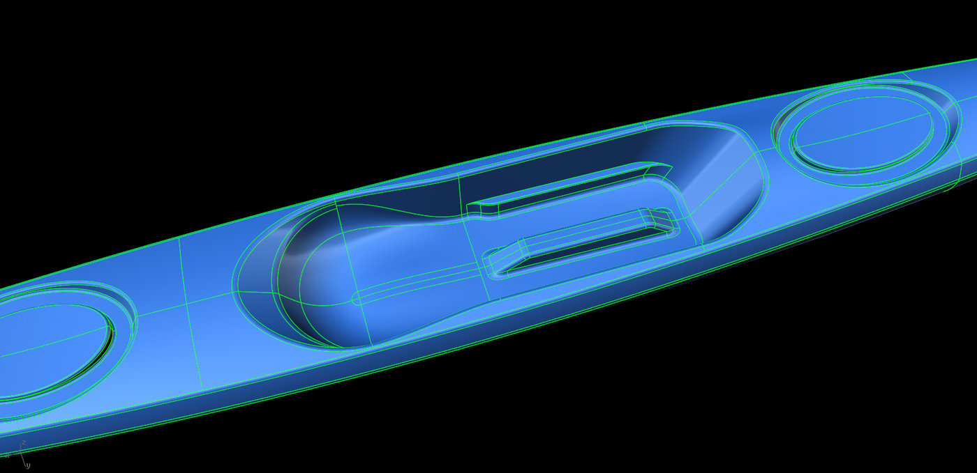 Catamaran & kayak hull Cad model-R.E. by Jason Fear at Coroflot.com