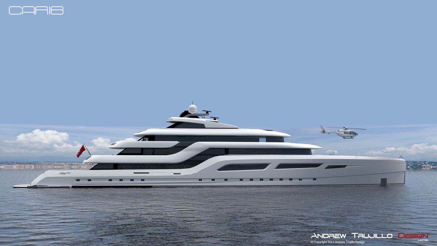Yacht Exterior Designs by Andrew Trujillo at Coroflot.com