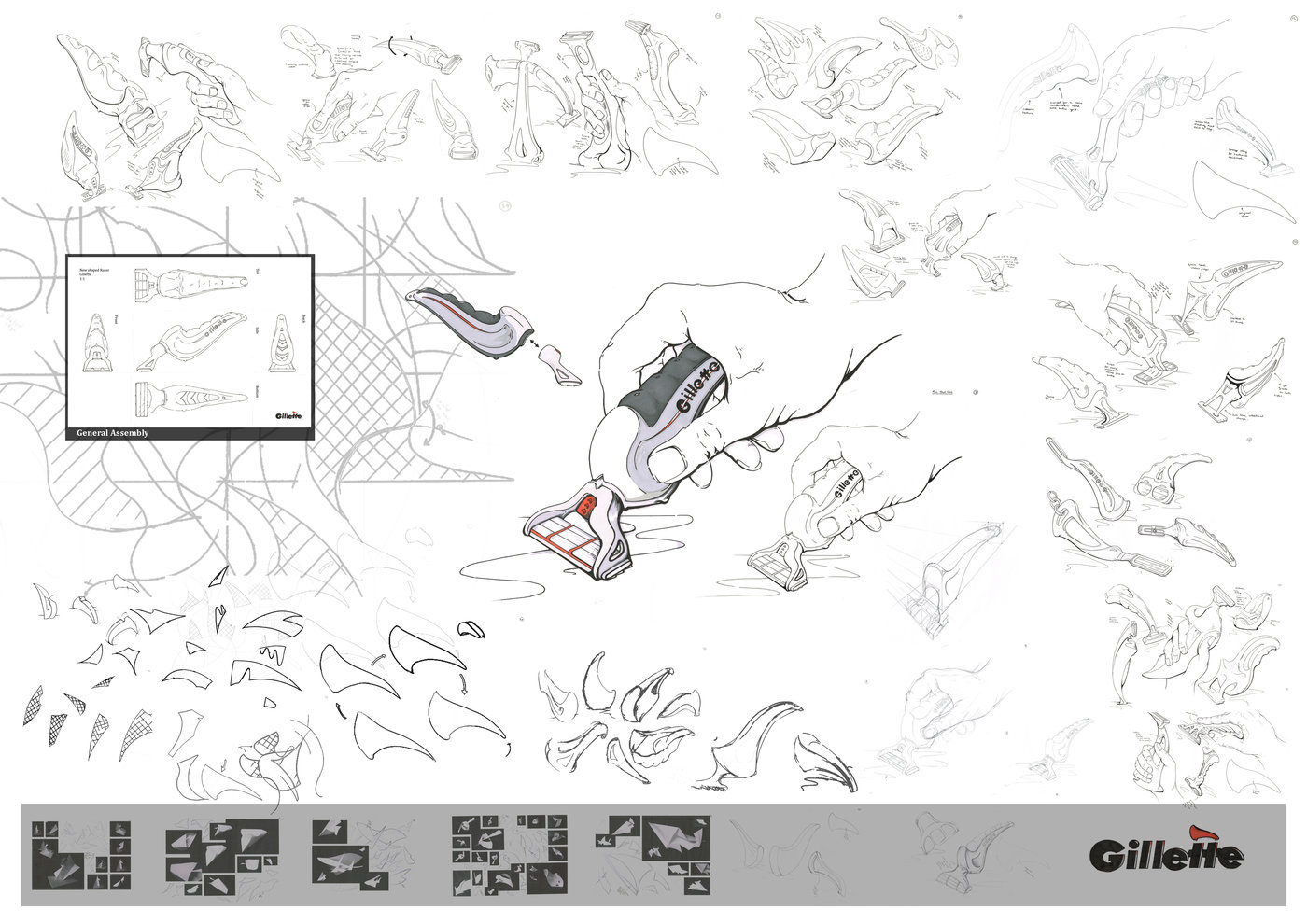 Gillette: Ergonomic Razor by Joel Vallance at Coroflot.com