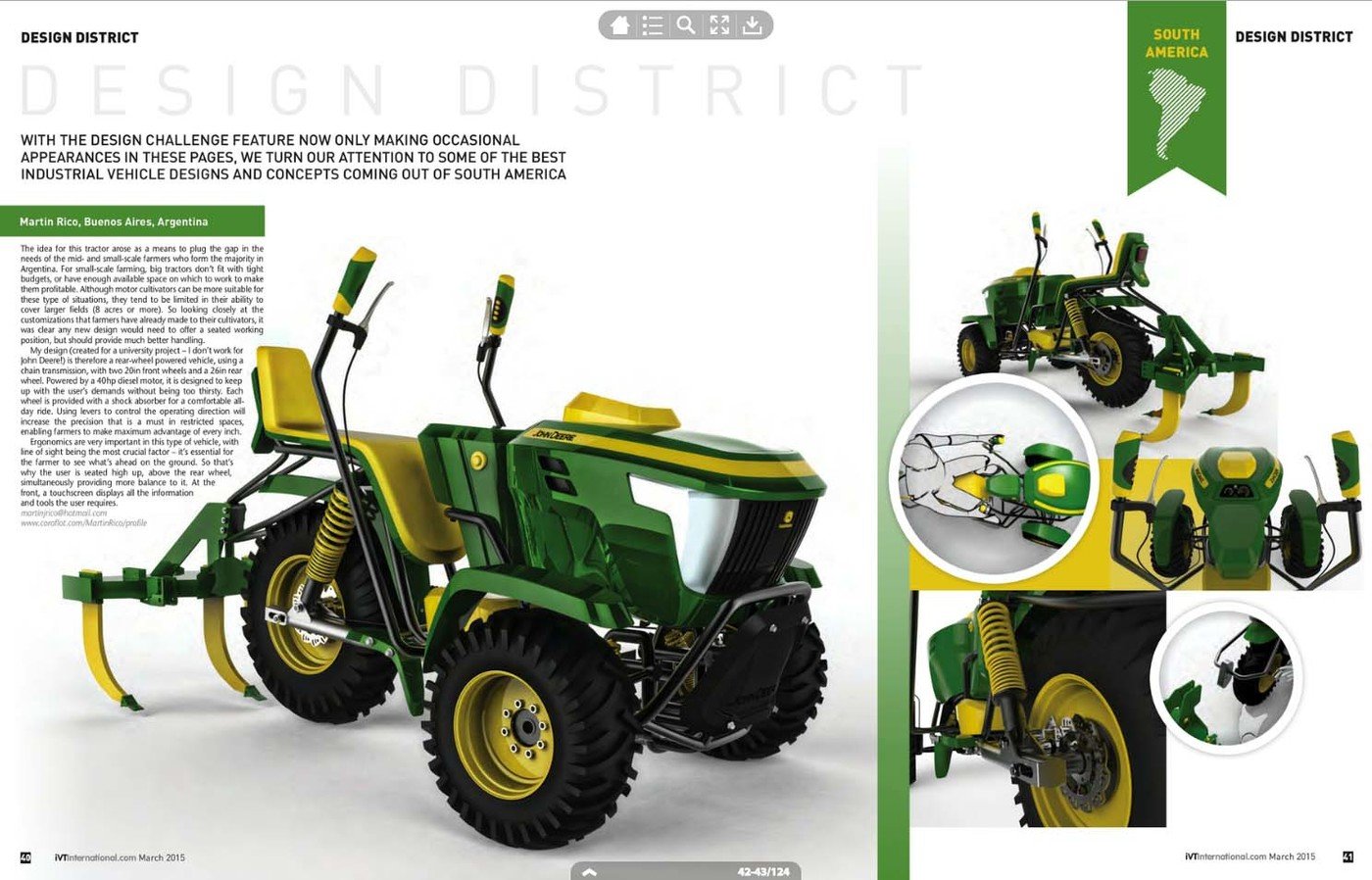 Mini Tractor John Deere by Martín Rico at Coroflot.com