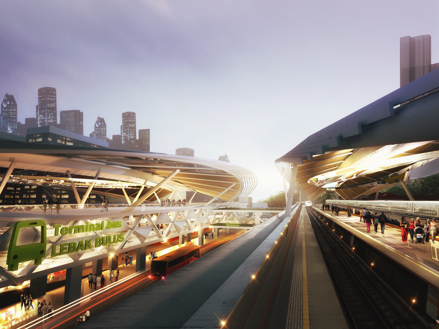 Sayembara stasiun MRT lebak bulus by emanuel agung wicaksono at ...