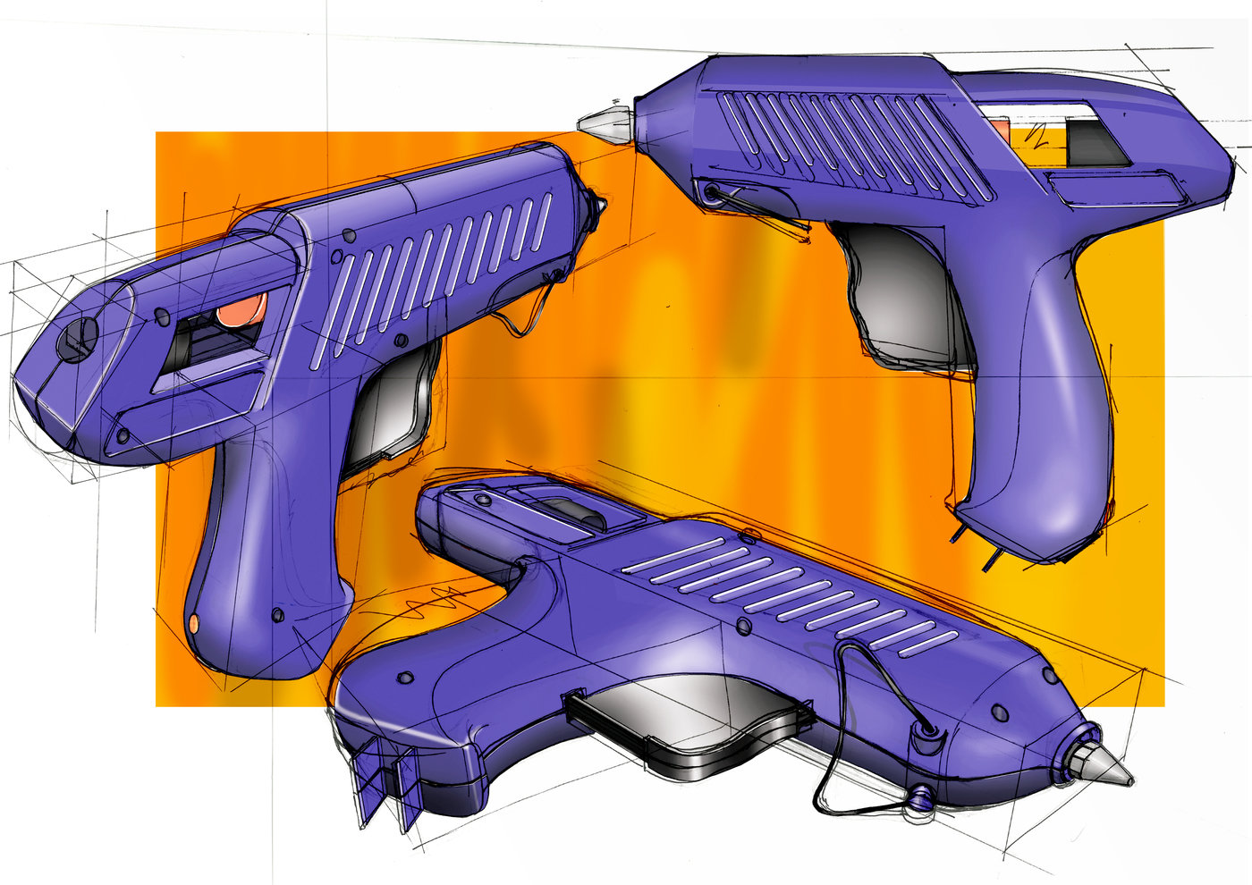 An upload by Thomas Solley on Coroflot: to the project Sketchbook