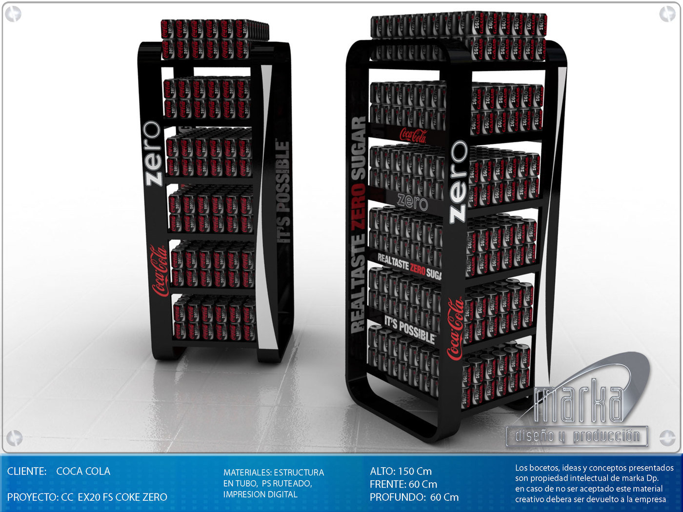 COCA COLA ZERO RACK by Edison Sanchez at Coroflot.com