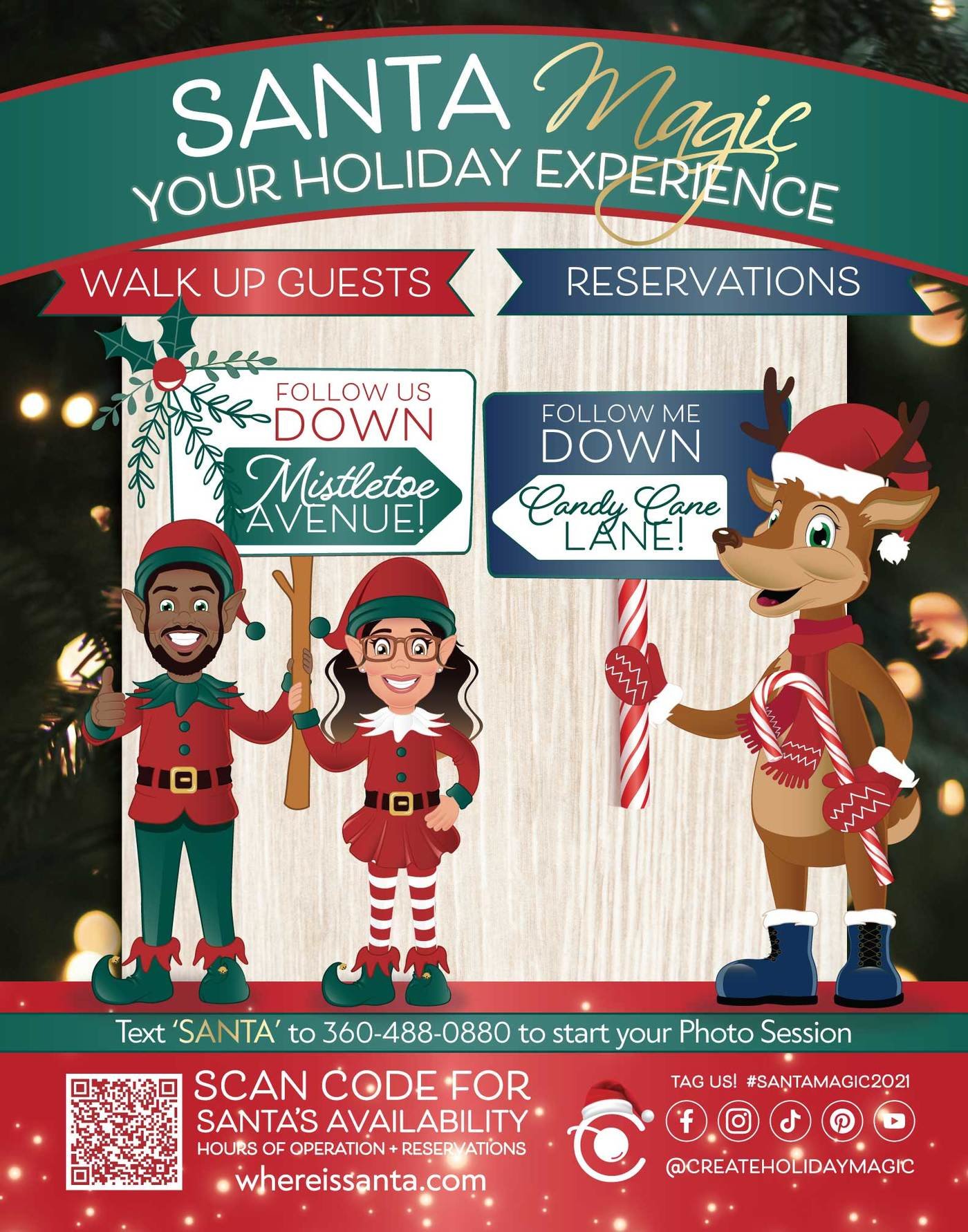 Santa Visit Signage by Bridget Reiser at Coroflot.com