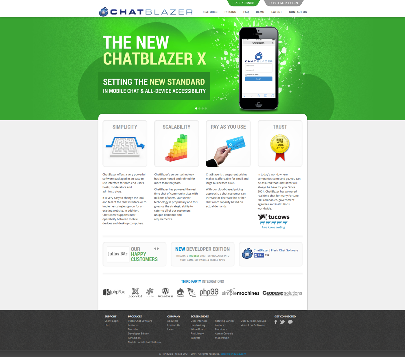 Web Development - ChatBlazer by Anthony Guntur at Coroflot.com