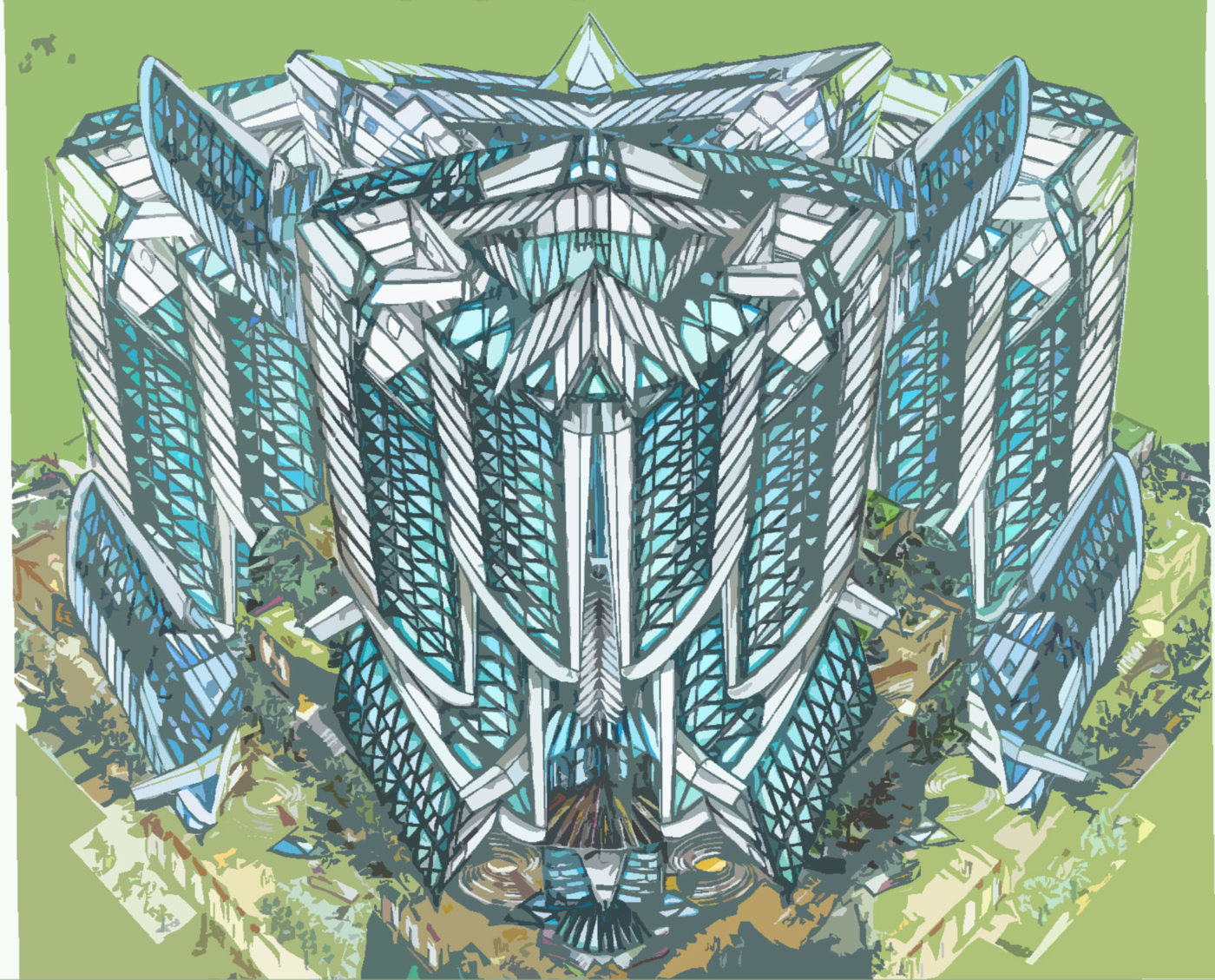 conceptual architecture by Samar Chandra at Coroflot.com