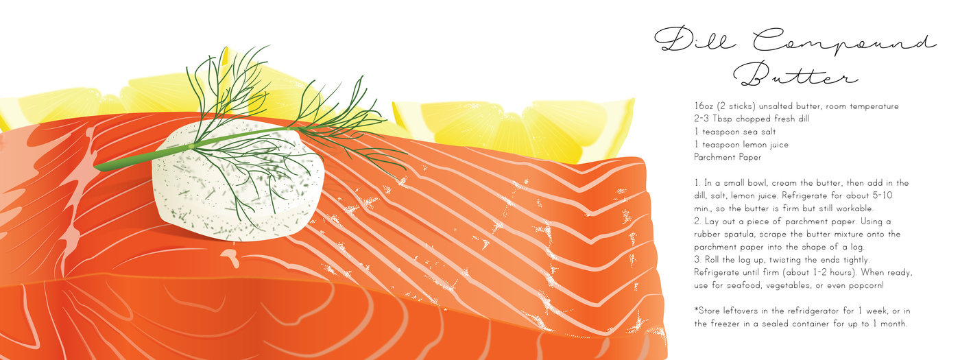 Dill Compound Butter by Amber Counihan at Coroflot.com