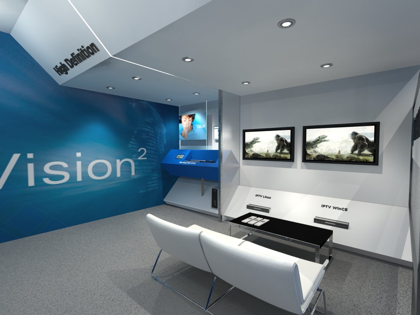 Micronas Demo Room Design by Calvin Poon at Coroflot.com