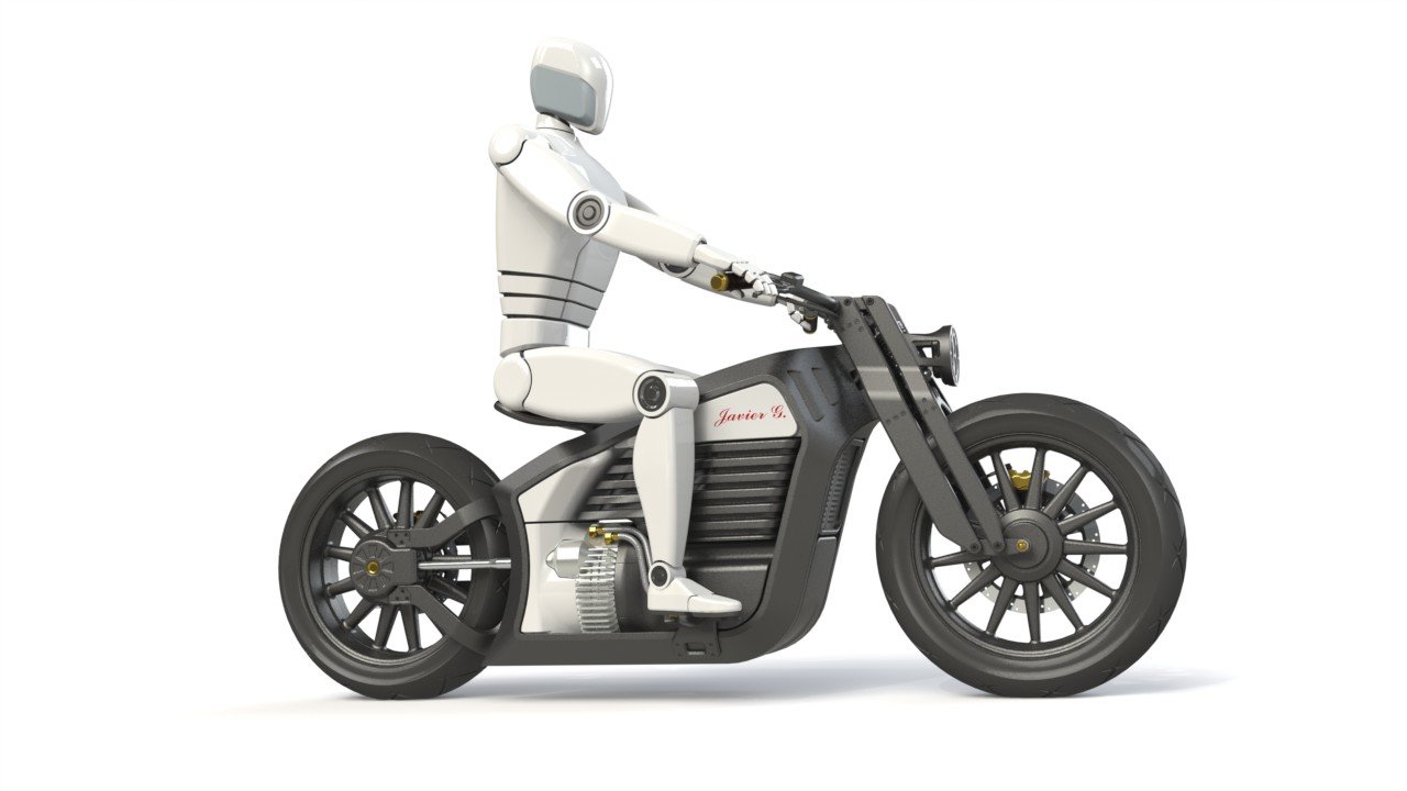 Electric motorcycle concept. Electric bobber motorcycle by Javier ...