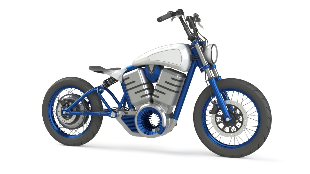 Electric motorcycle design. Street bobber motorcycle by Javier ...