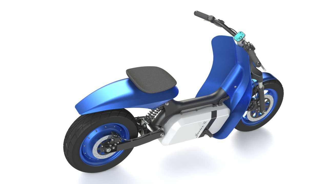 Electric scooter design by Javier Gutierrez at Coroflot.com
